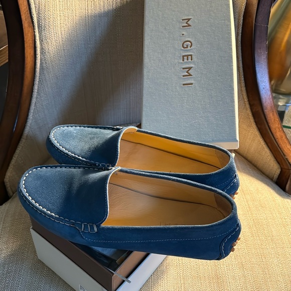 M. Gemi | Shoes | M Gemi Felize Saddle Suede Loafer Driving Shoes ...